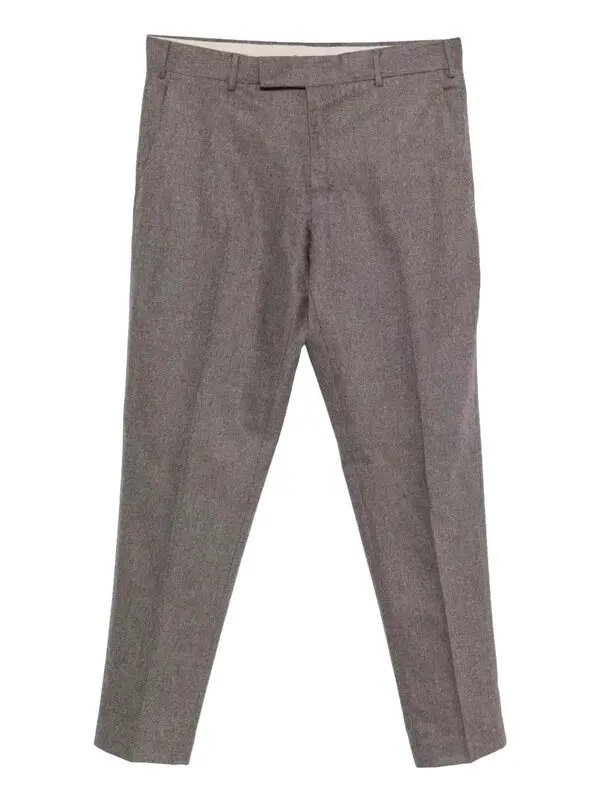 PT TORINO Tapered Tailored Trousers - Grey