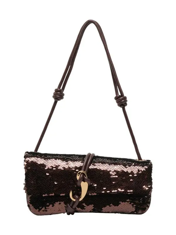 Dolce Vita Alice Sequin Shoulder Bag - Brown