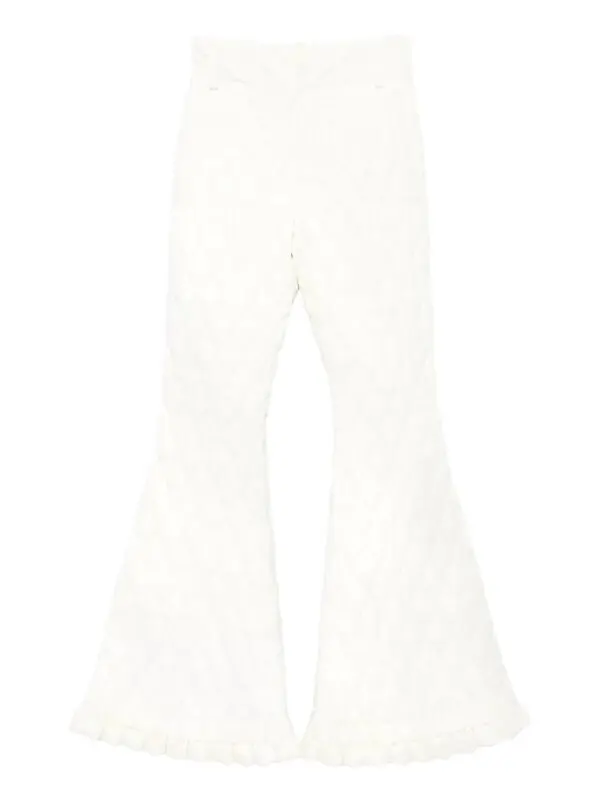 RAXXY Quilted Trousers - White