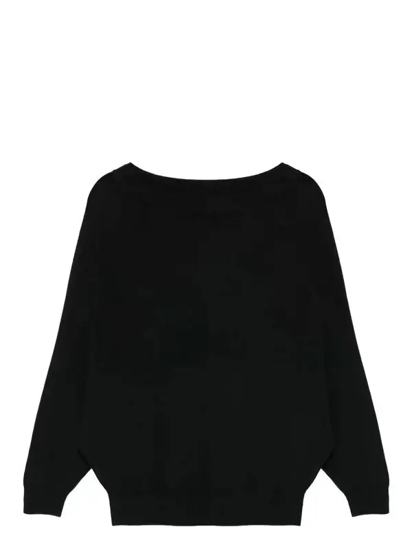 Majestic Filatures Merino Wool Sweatshirt - Black