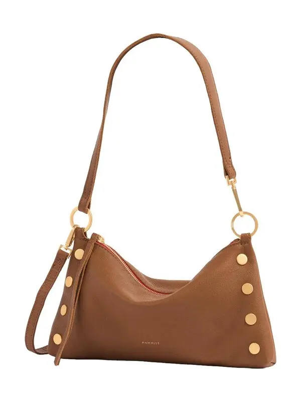 HAMMITT Kyle Shoulder Bag - Mahogany/brushed Gold