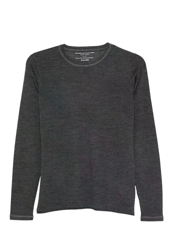 Majestic Filatures Merino Wool T-shirt - Grey