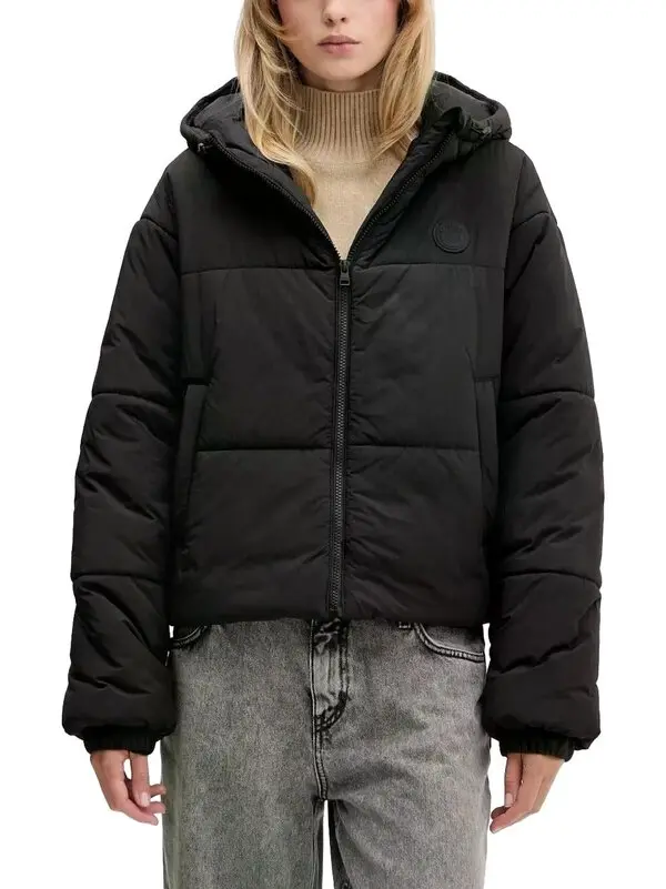 Hugo Hooded Puffer Jacket - Black