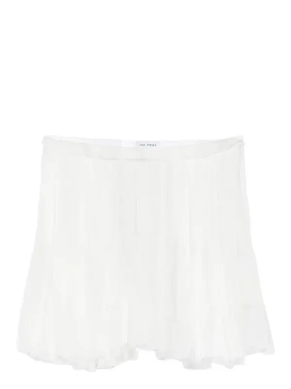 JUDY TURNER Gracie Pleated Skirt - White