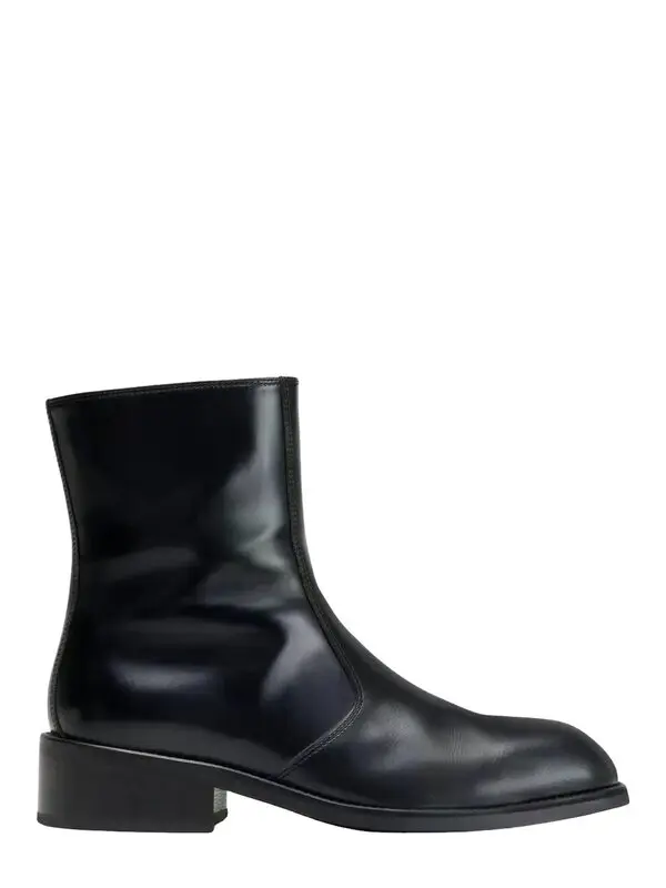 LEMAIRE Zip-fastening Square-toe Boots - Black