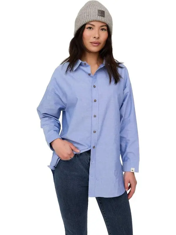 TURTLEDOVE LONDON Organic Cotton Bea Shirt - Blue
