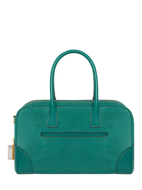 AVITEUR Cristallo Nubuck Travel Bag - Teal