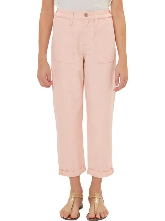 KANCAN Lily Mini Mom Jeans - Pink