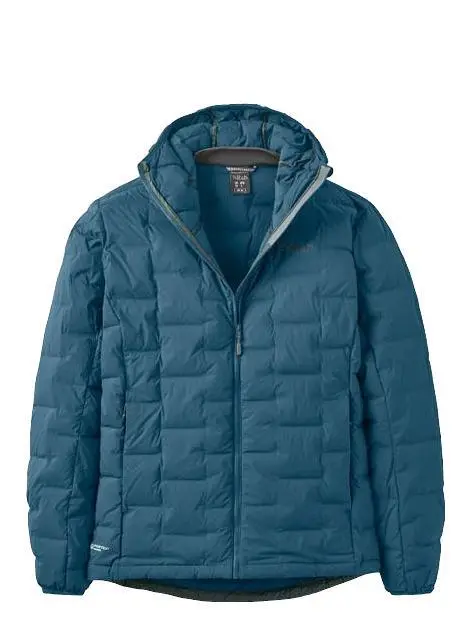 RAB Cubit Stretch Down Hooded Jacket - Tempest Blue