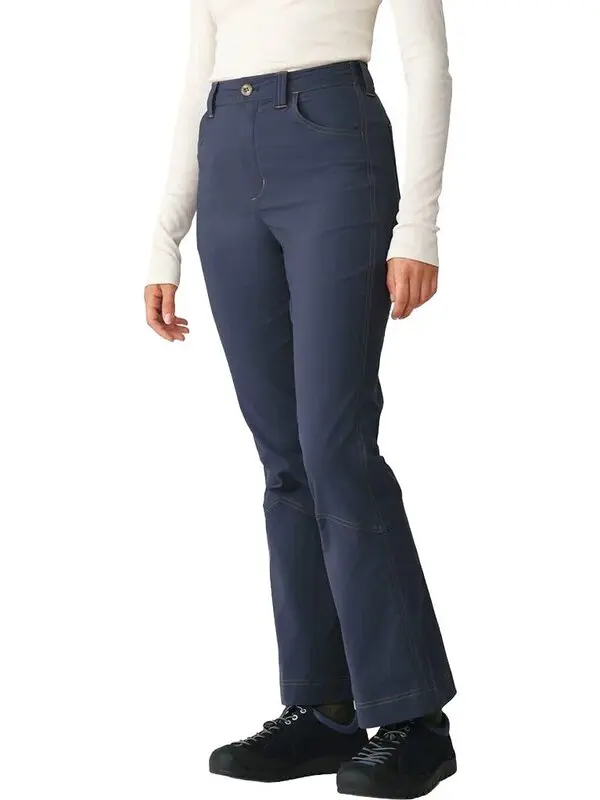 HIKERKIND Kick Flare Trousers - Bathyal