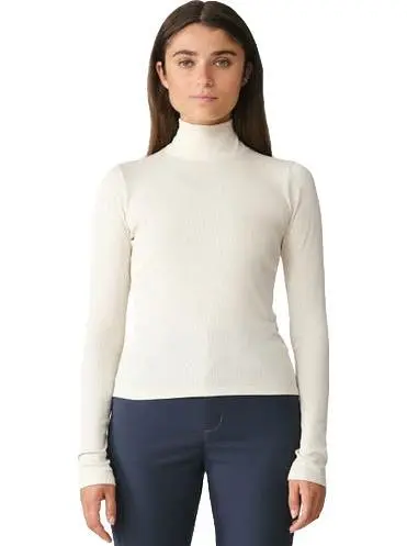 HIKERKIND Ribbed Merino Turtleneck 02 - Betula