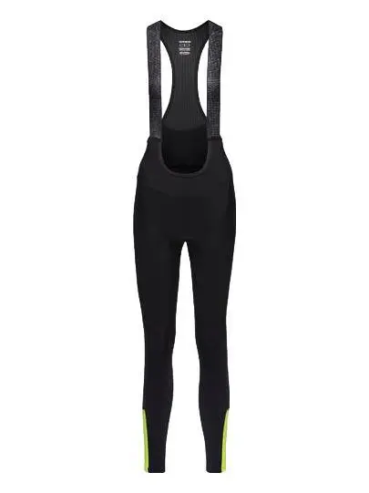 GOREWEAR Swiftride Thermo Bib Tights - Black/neon Yellow