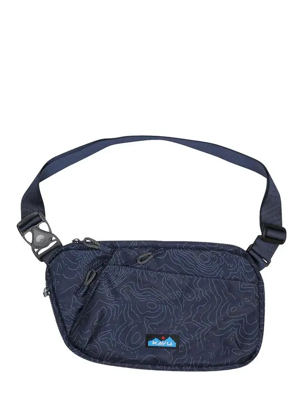 KAVU Roam Sling Bag - Navy Topo