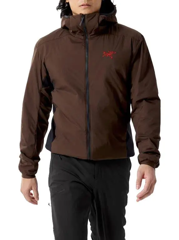 Arc'teryx Atom Lightweight Hoodie - Carob/black/dynasty