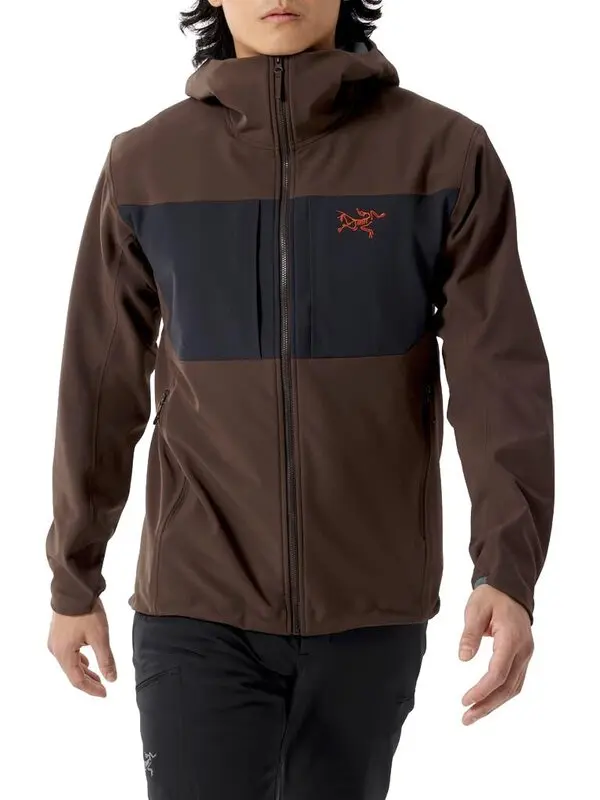 Arc'teryx Gamma Mx Hooded Jacket - Carob/black/dynasty