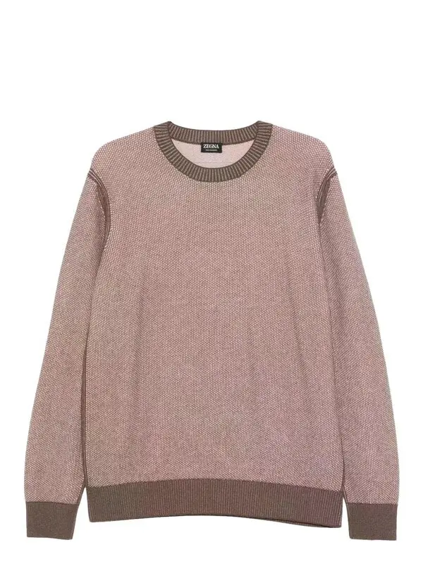Zegna Cashmere Crew-neck Sweater - Pink