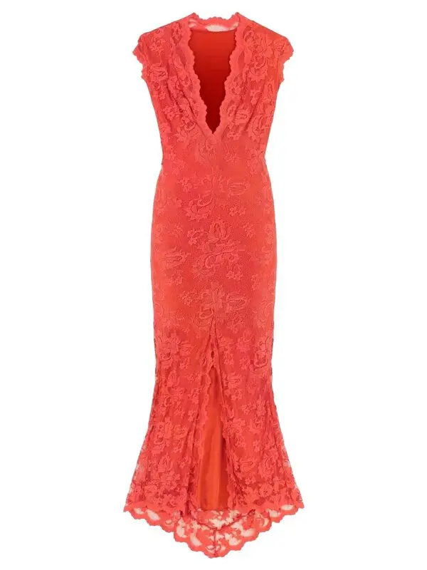 BALENSI Mora Lace Maxi Dress - Red