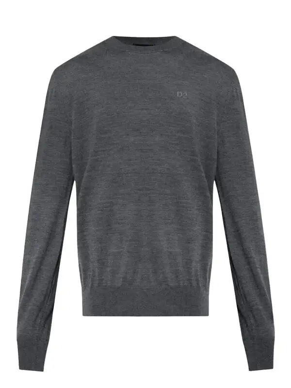 Dsquared2 Virgin Wool Sweater - Grey