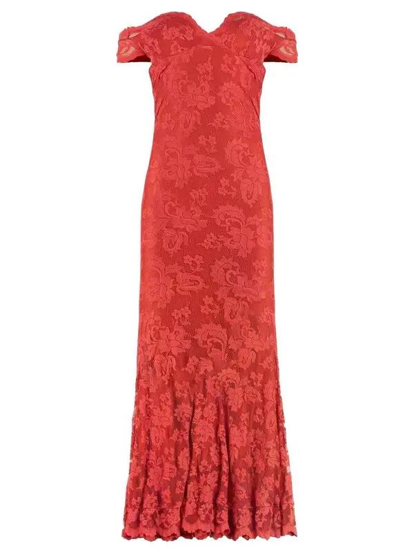BALENSI Sandra Off-shoulder Maxi Dress - Red