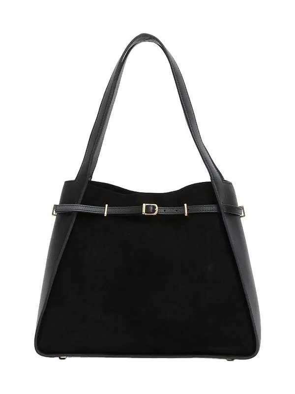 Simkhai Cleo Suede Handbag - Black