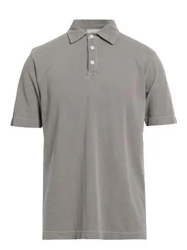 DANIELE FIESOLI Polo Shirt Taupe Size Cotton - Grey