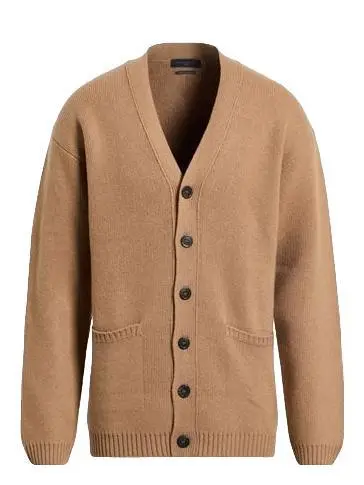 DANIELE FIESOLI Wool And Cashmere Knit Cardigan - Beige