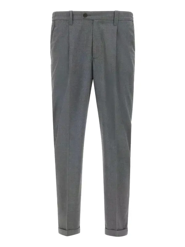 DEVORE INCIPIT Belt-loops Trousers - Grey