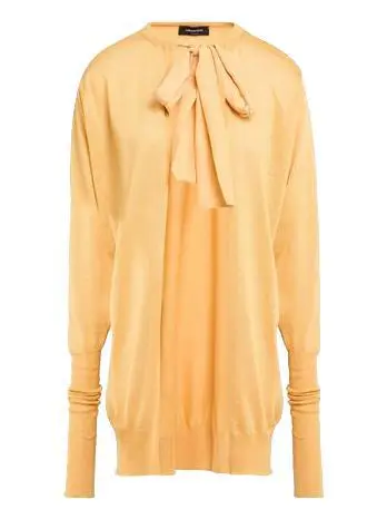 Fabiana Filippi Linen And Silk Cardigan - Orange