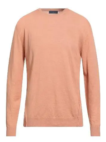 DANIELE FIESOLI Sweater In Linen And Cotton - Orange