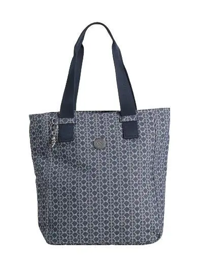 KIPLING Jacquard Denim Shopper Bag - Blue