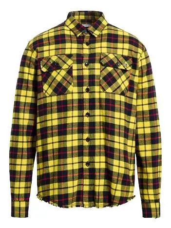 DANIELE ALESSANDRINI Shirt Size Cotton - Yellow