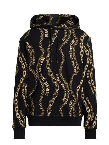 Versace Cotton-blend Sweatshirt With Logo - Black