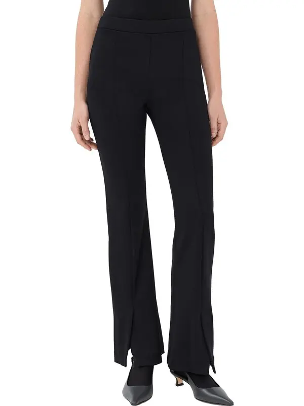 Rosetta Getty Split Vent Slim Pants - Black