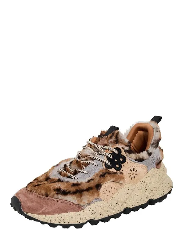 FLOWER MOUNTAIN Kotetsu Sneakers - Anthracite Light Brown
