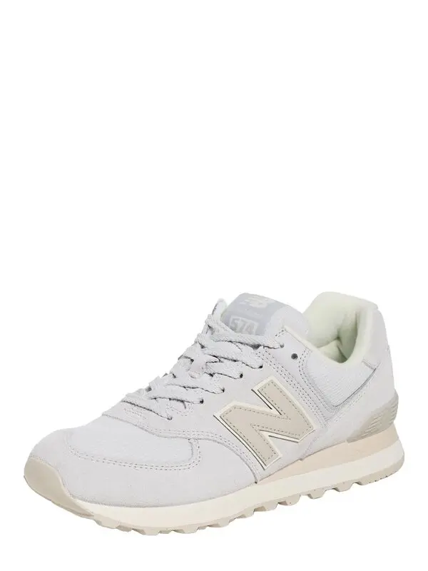 NEW BALANCE 574 Lace-up Sneakers - Grey/beige