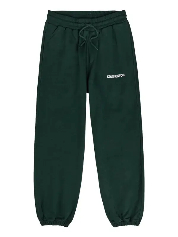COLE BUXTON Logo-print Cotton Sweatpants - Green