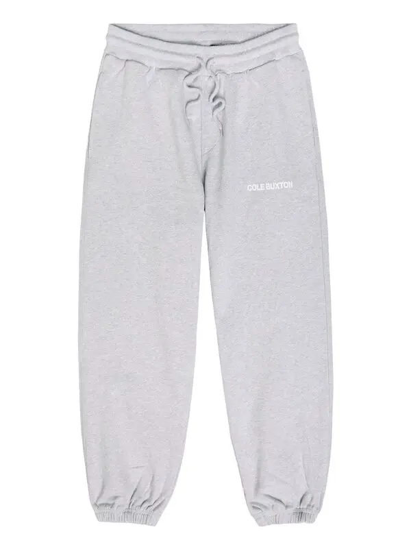 COLE BUXTON Logo-print Cotton Sweatpants - Grey