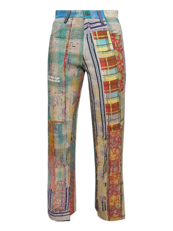 BETTER WITH AGE Isaac Hand-quilted Trousers - Multi