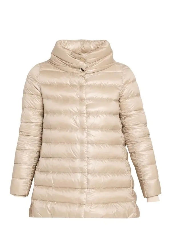 Herno Amelia Ultra-light A-line Down Jacket - Chantilly