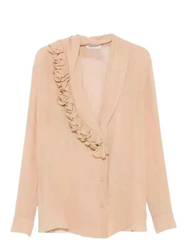Alberta Ferretti Ruffled Shirt - Pink