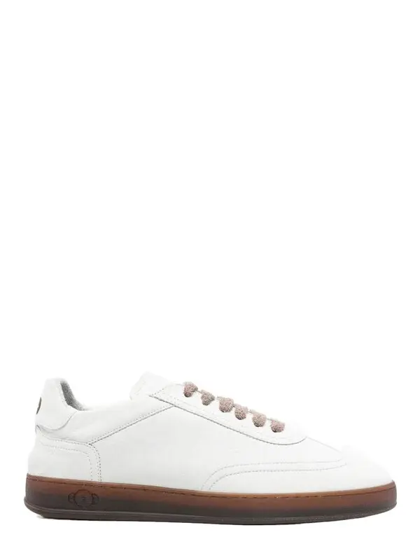 SOLDINI 80 Leather Sneakers - White