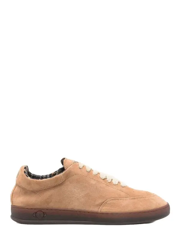SOLDINI 80 Amalfi' Suede Sneakers - Beige