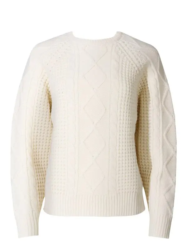 Perfect Moment Crystal Wool Sweater - Ivory