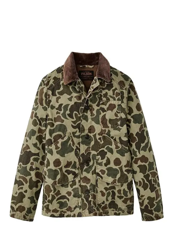Filson Canvas Outfitter Jacket - 384 Tundra Shrub Camo