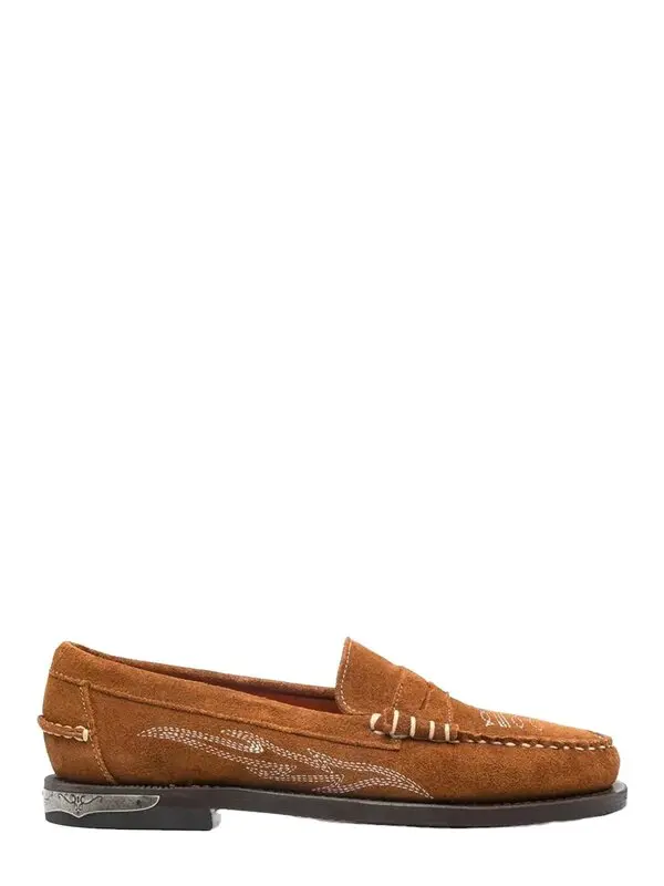 SEBAGO Dan Dallas Leather Shoes - 907 Brown Cognac