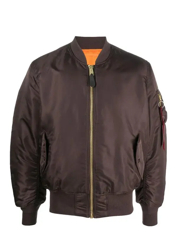 Alpha Industries Ma-1 Heritage Bomber Jacket - 696 Hunter Brown