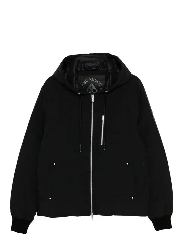 Moose Knuckles Northdale Fzip Jacket - Black