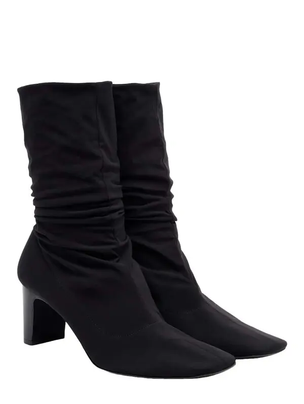 THE ROW Felice Ankle Boots - Black