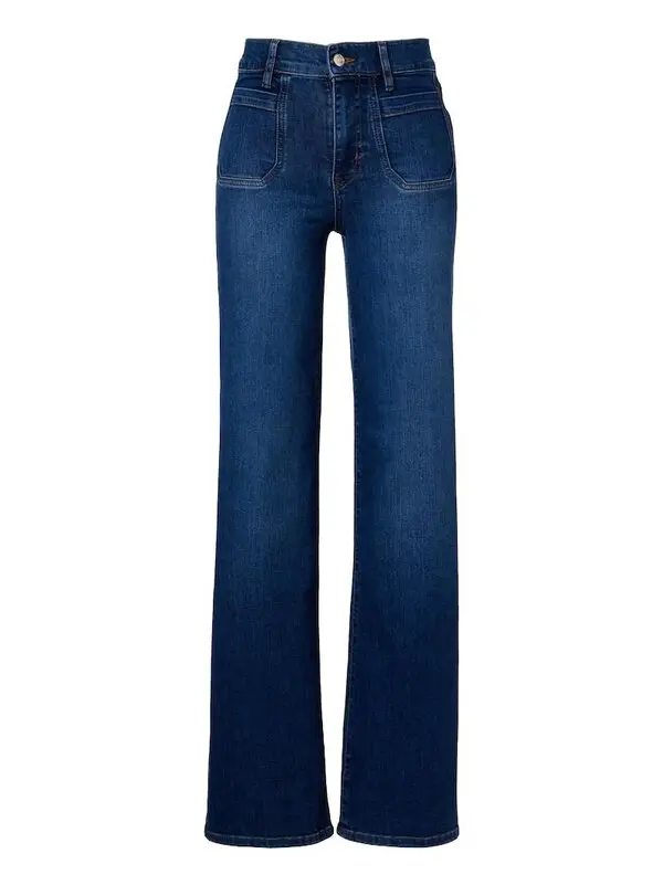 FRAME Le Slim Palazzo Wide-leg Jeans - Blue