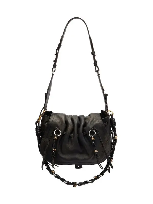 Isabel Marant Bolton Leather Shoulder Bag - Brown